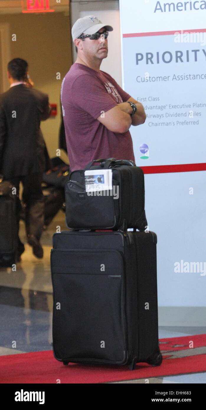 Rob Riggle at Los Angeles International Airport (LAX) Featuring: Rob ...