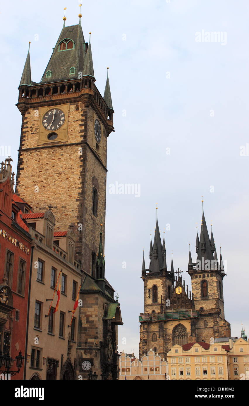 Urban scenic of Prague Stock Photo - Alamy