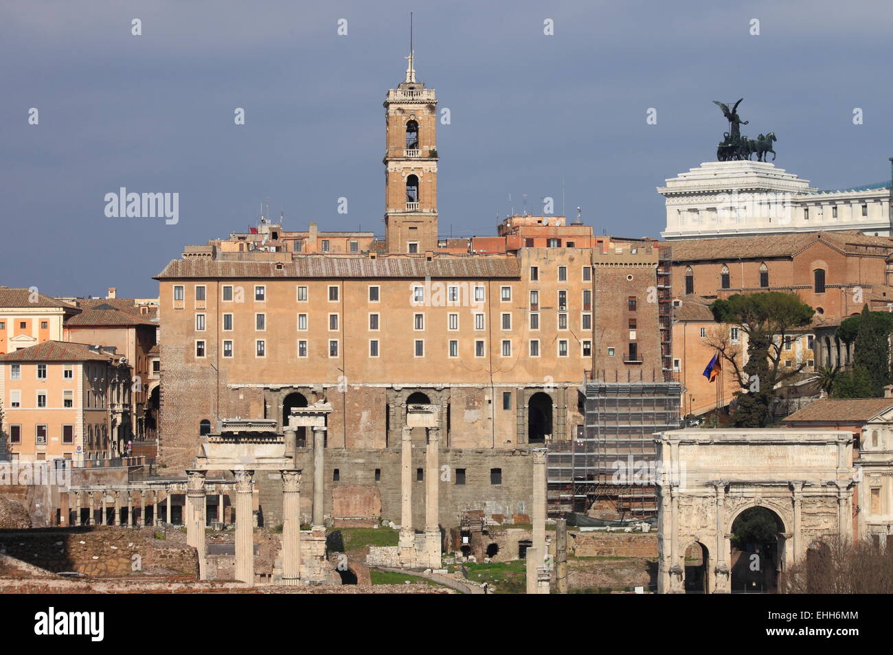 The Roman Forum in Rome Stock Photo - Alamy