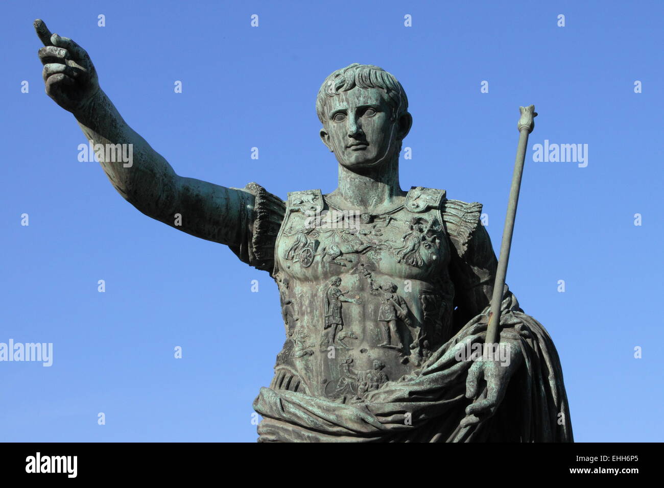 Roman emperor Augustus Stock Photo - Alamy