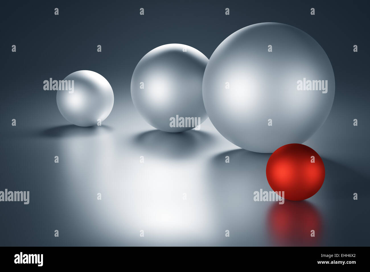 Red Metal Ball Stock Photo - Alamy
