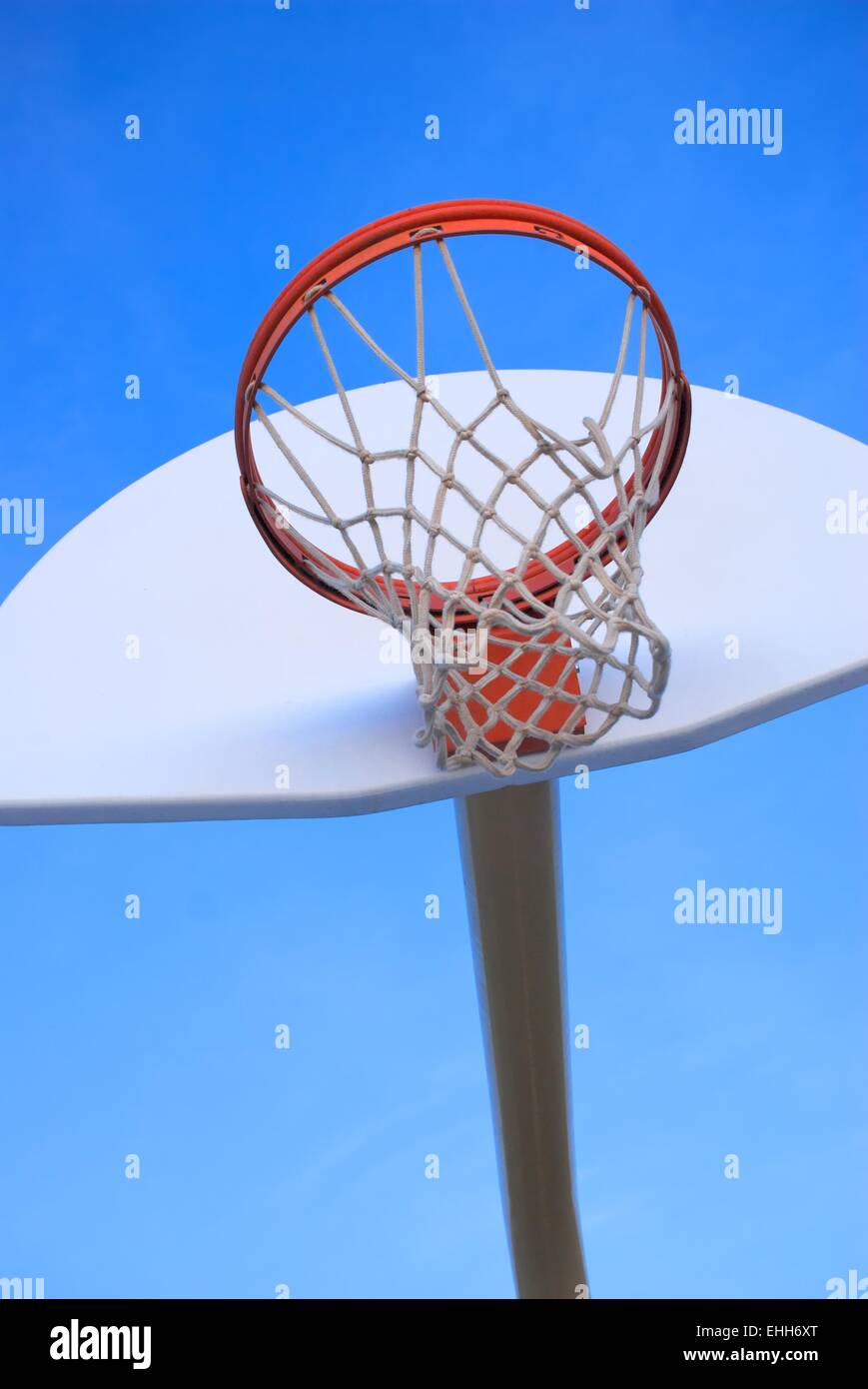Basketball Hoop and Backboard Stock Photo - Alamy