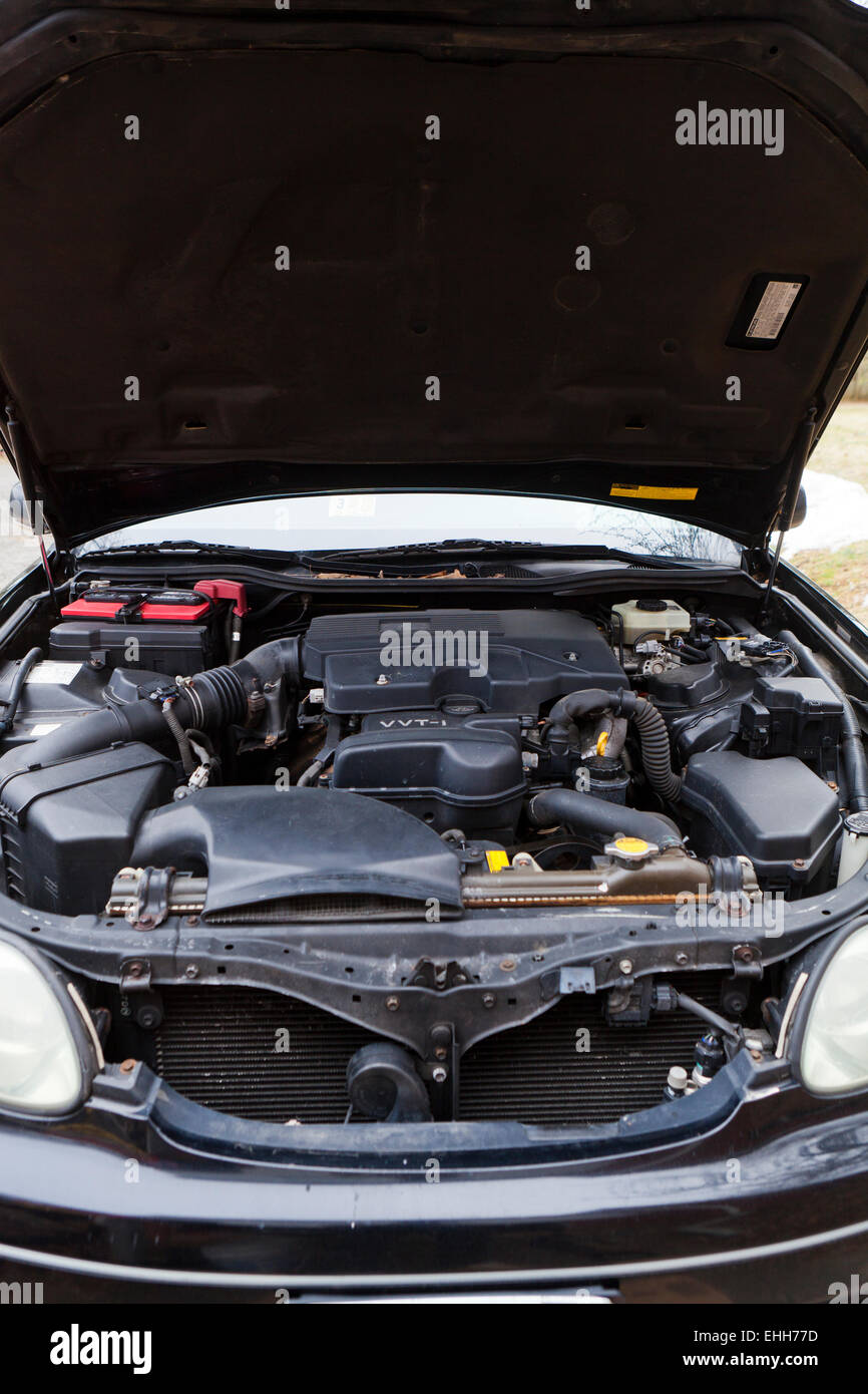 Raised engine hood hi-res stock photography and images - Alamy