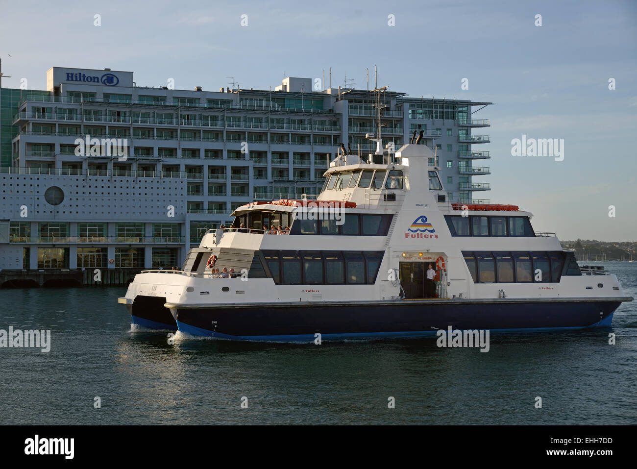 Auckland ferry wharf hi-res stock photography and images - Alamy