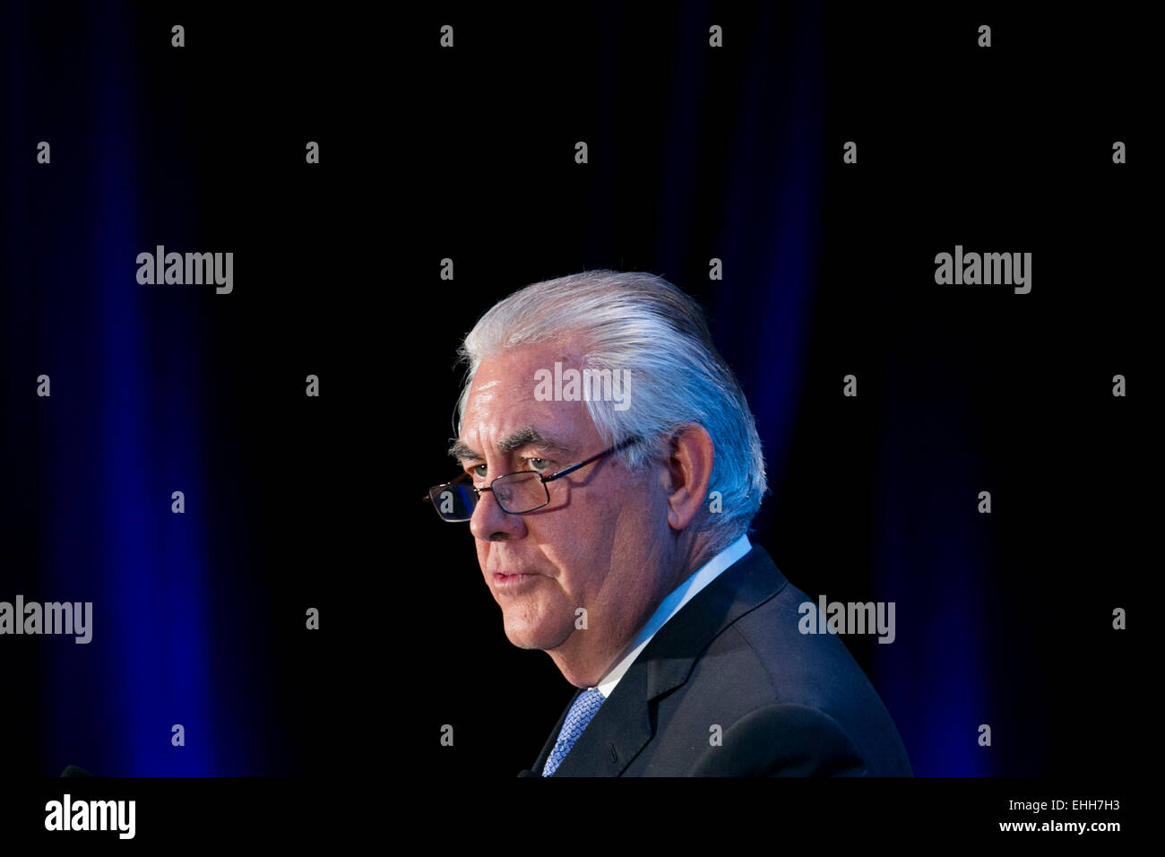 Washington DC, USA. 13th Mar, 2015. Rex Tillerson, Chairman, President ...