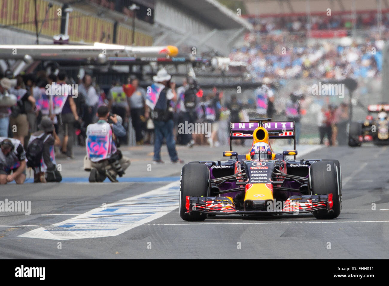 Albert Park, Melbourne, Australia. 14th Mar, 2015. Daniel Ricciardo ...
