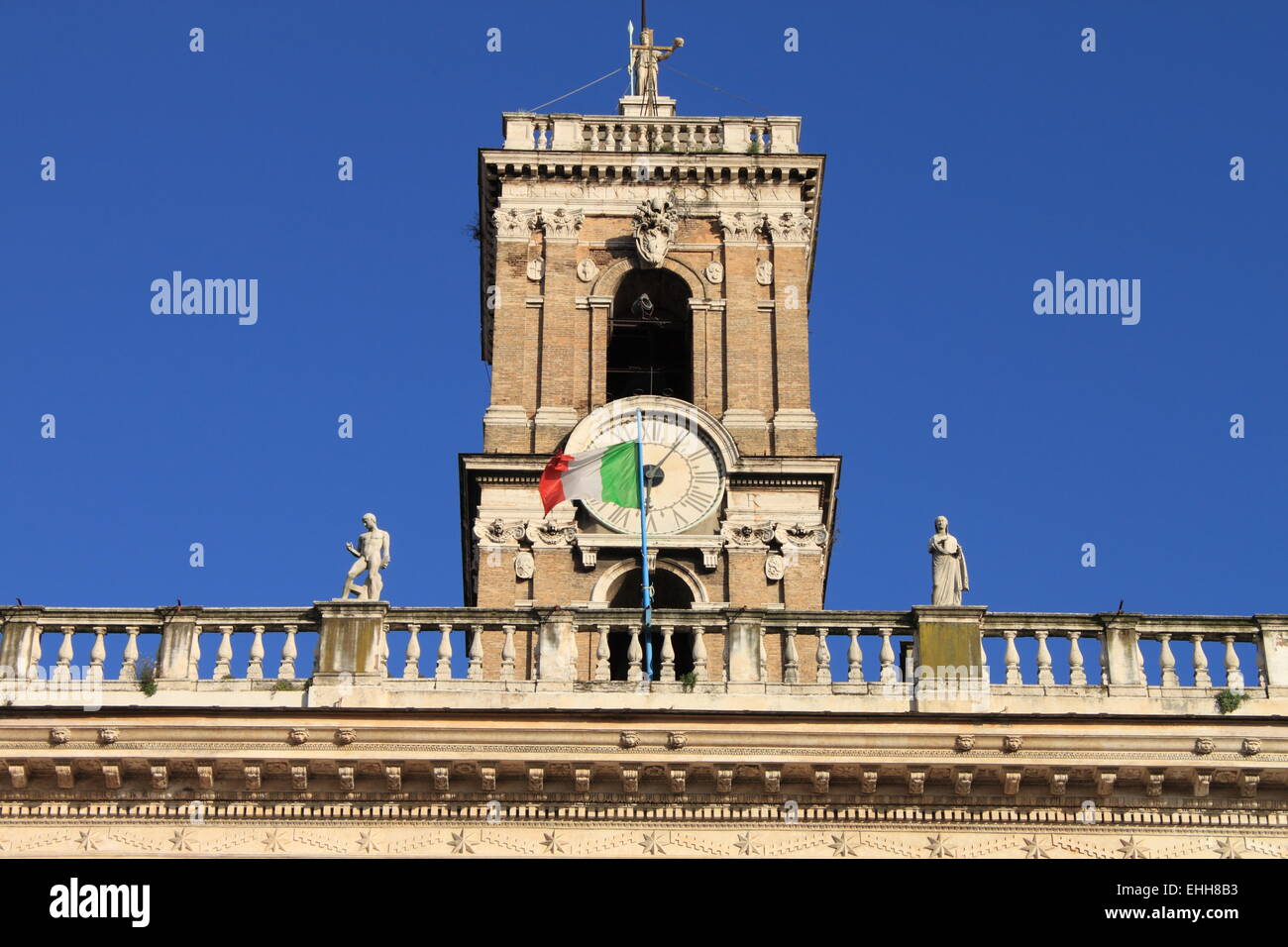Palazzo senatorio tower hi-res stock photography and images - Alamy