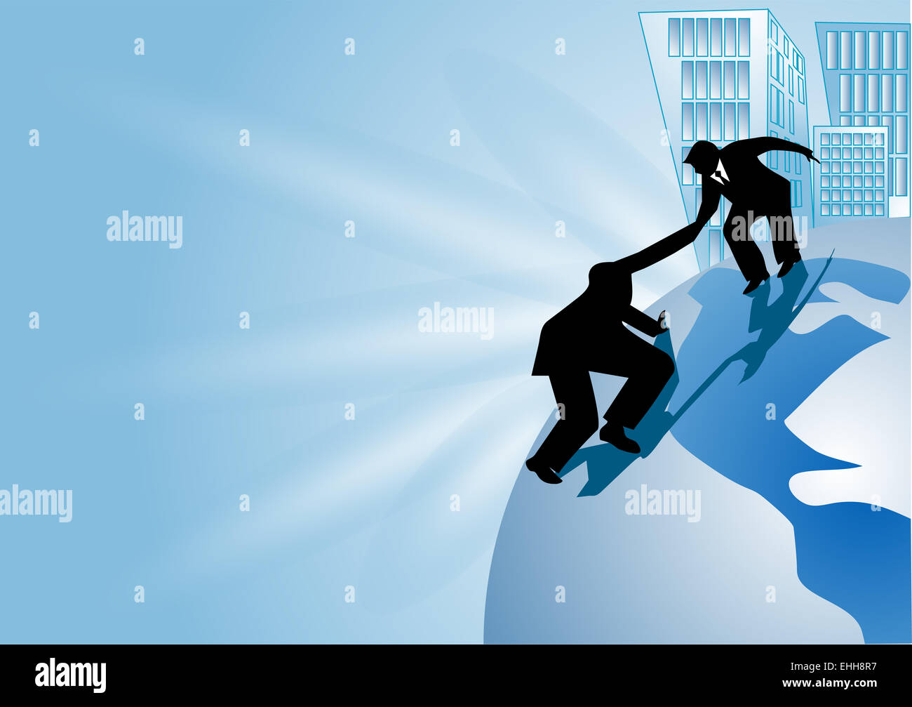 Business helping hand hi-res stock photography and images - Alamy