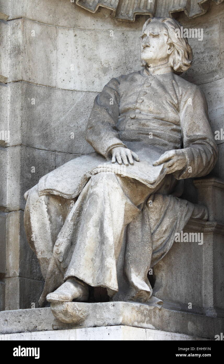 Franz List statue Stock Photo - Alamy