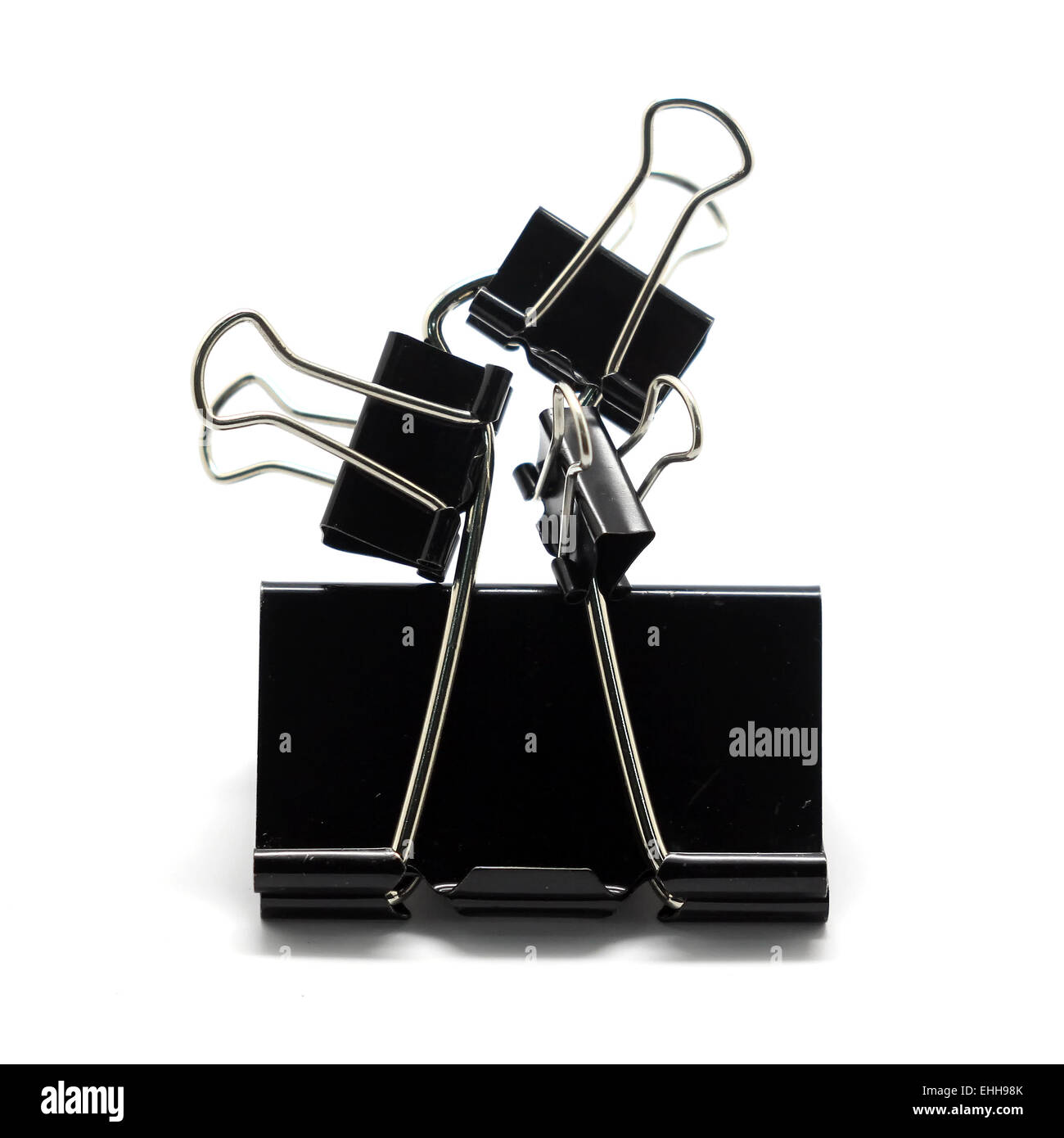Binder clip isolated on white background Stock Photo - Alamy