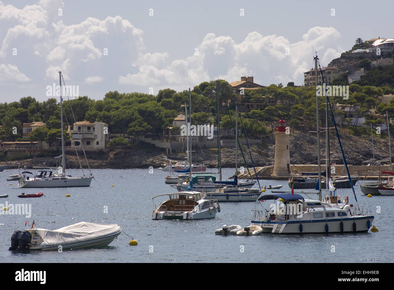 Harbor of Port Andratx, Mallorca, Spain Stock Photo - Alamy