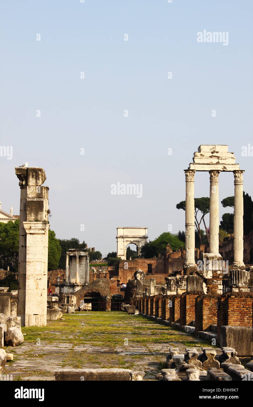 The Roman Forum in Rome Stock Photo - Alamy