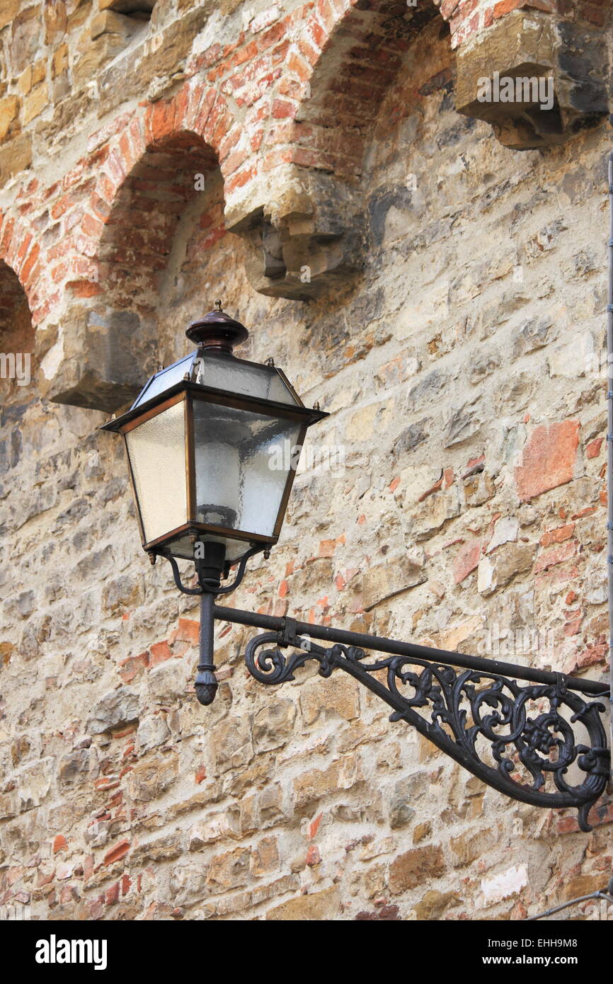 Old medieval street lamp Stock Photo - Alamy