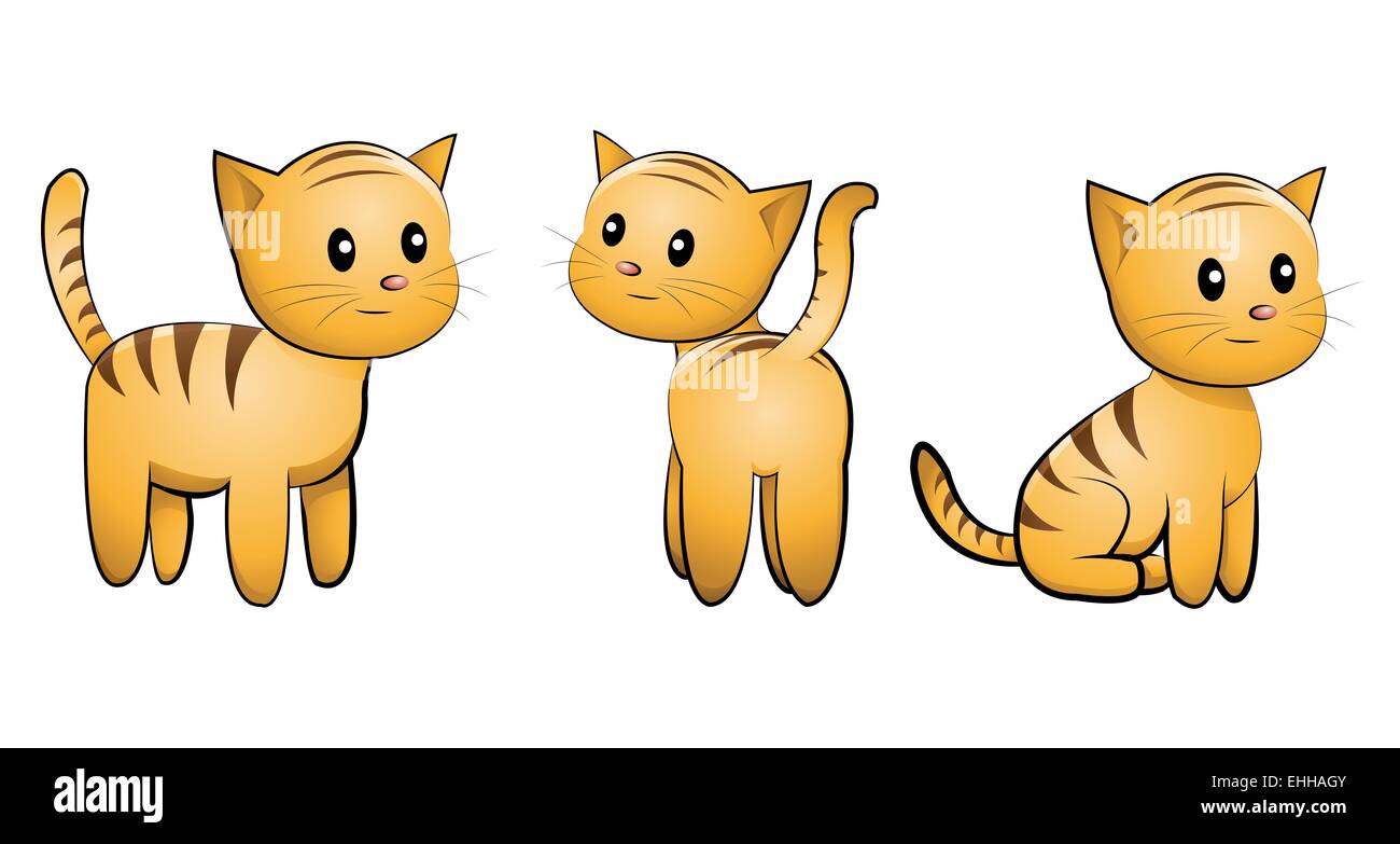 Katzen cartoon hi-res stock photography and images - Alamy
