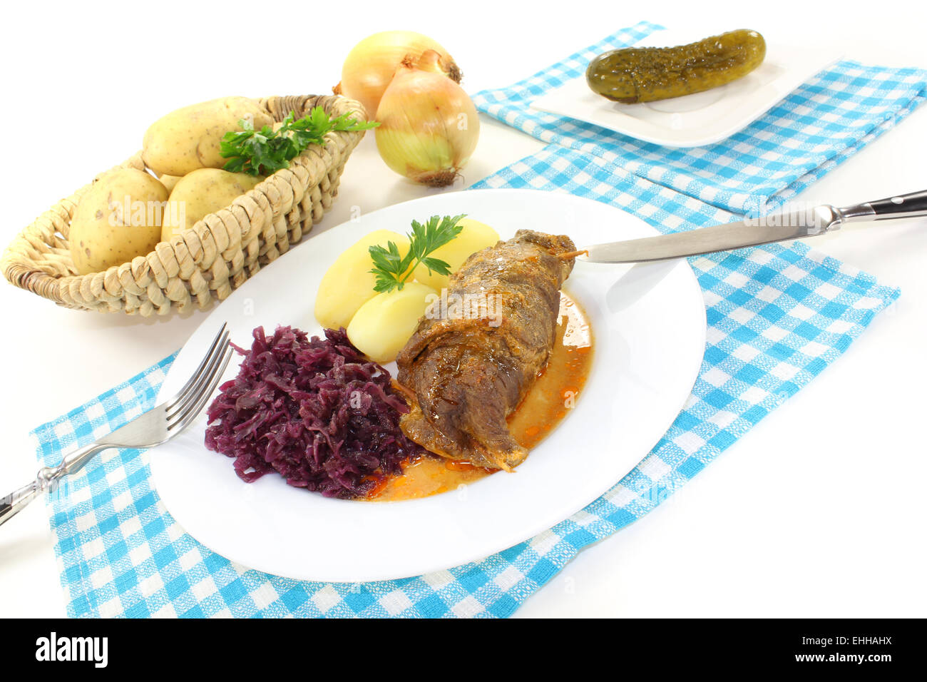 fresh roll of beef Stock Photo - Alamy