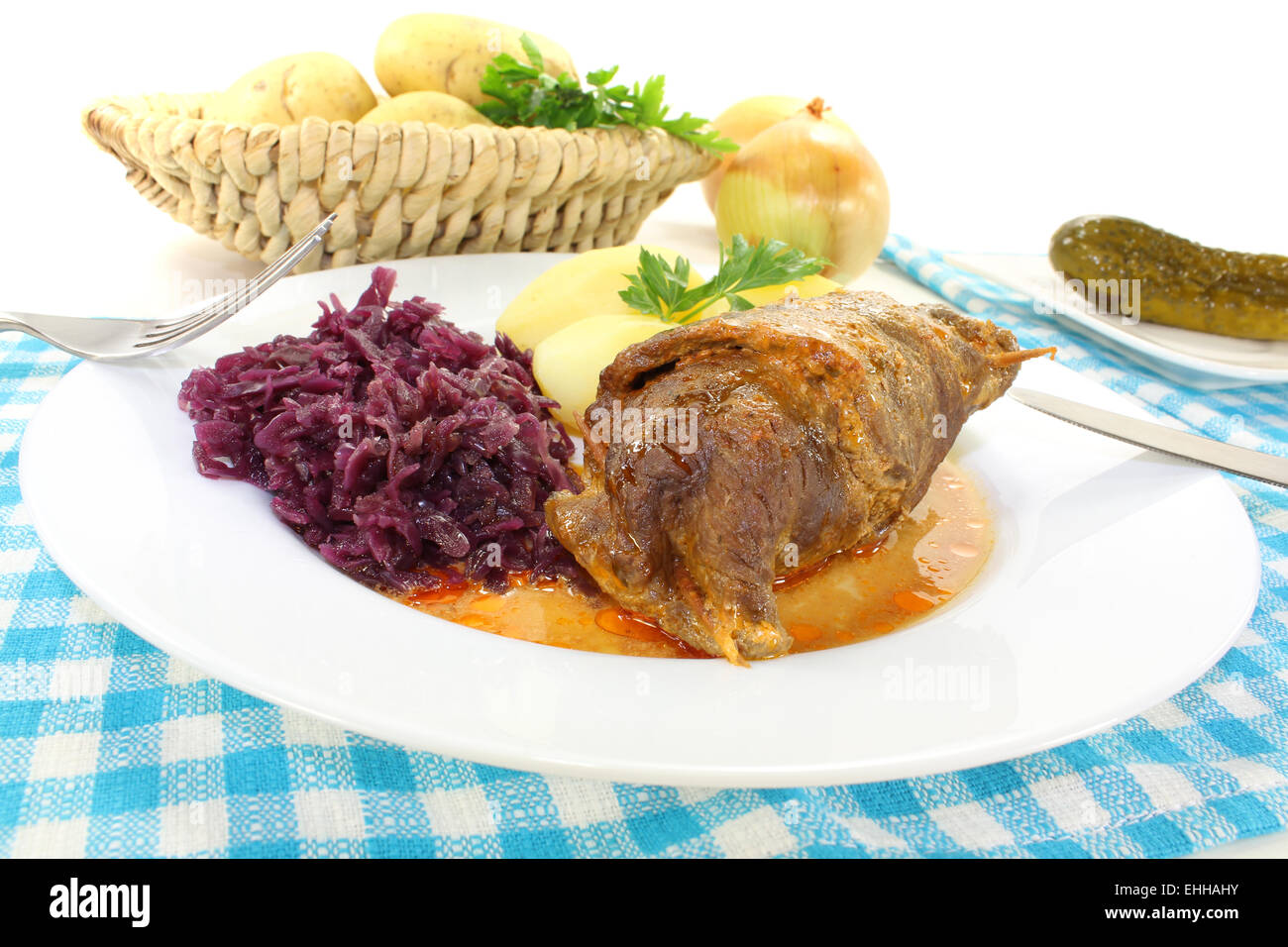 fresh roasted roll of beef Stock Photo - Alamy
