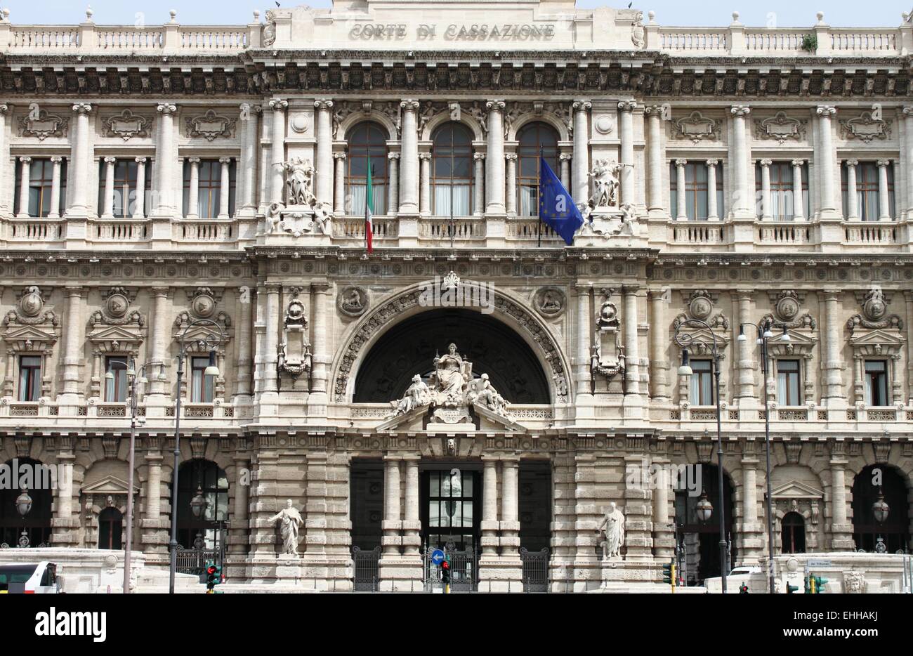 Courthouse Palace in Rome Stock Photo - Alamy