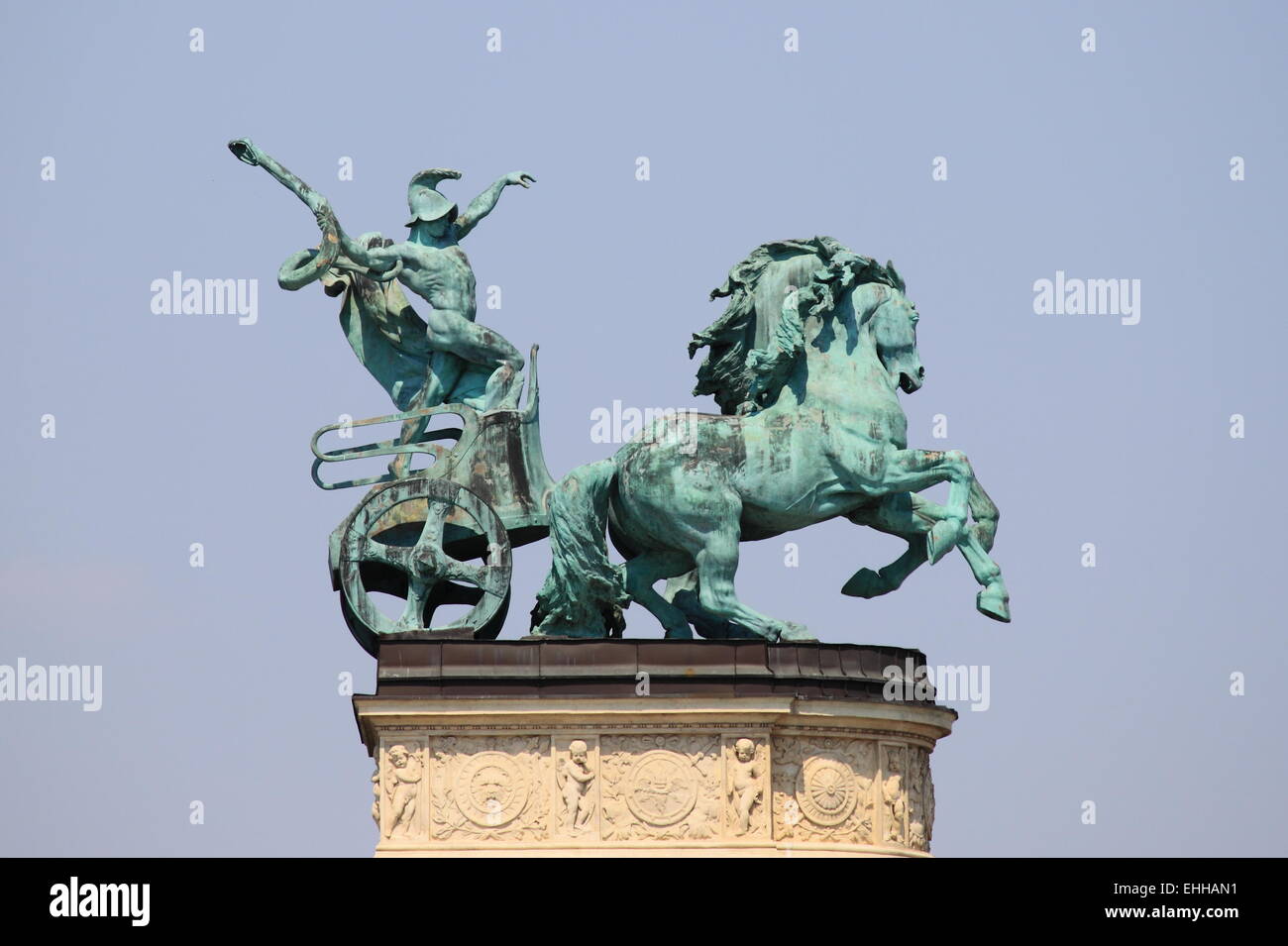 Allegorical statue of War Stock Photo - Alamy