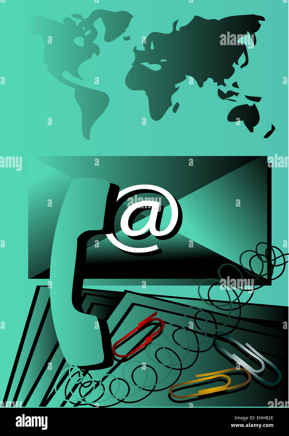 Global communication hi-res stock photography and images - Alamy