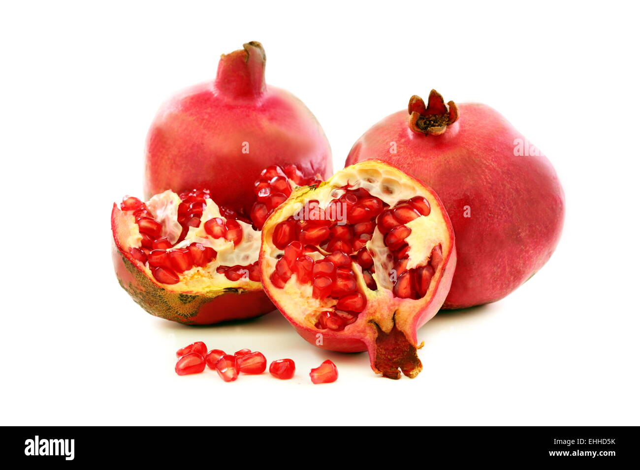 Ripe pomegranate fruit Stock Photo - Alamy