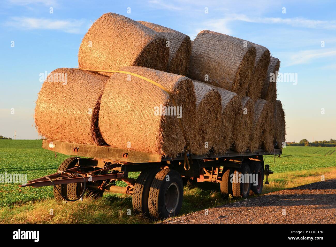 Stacked trailers hi-res stock photography and images - Alamy