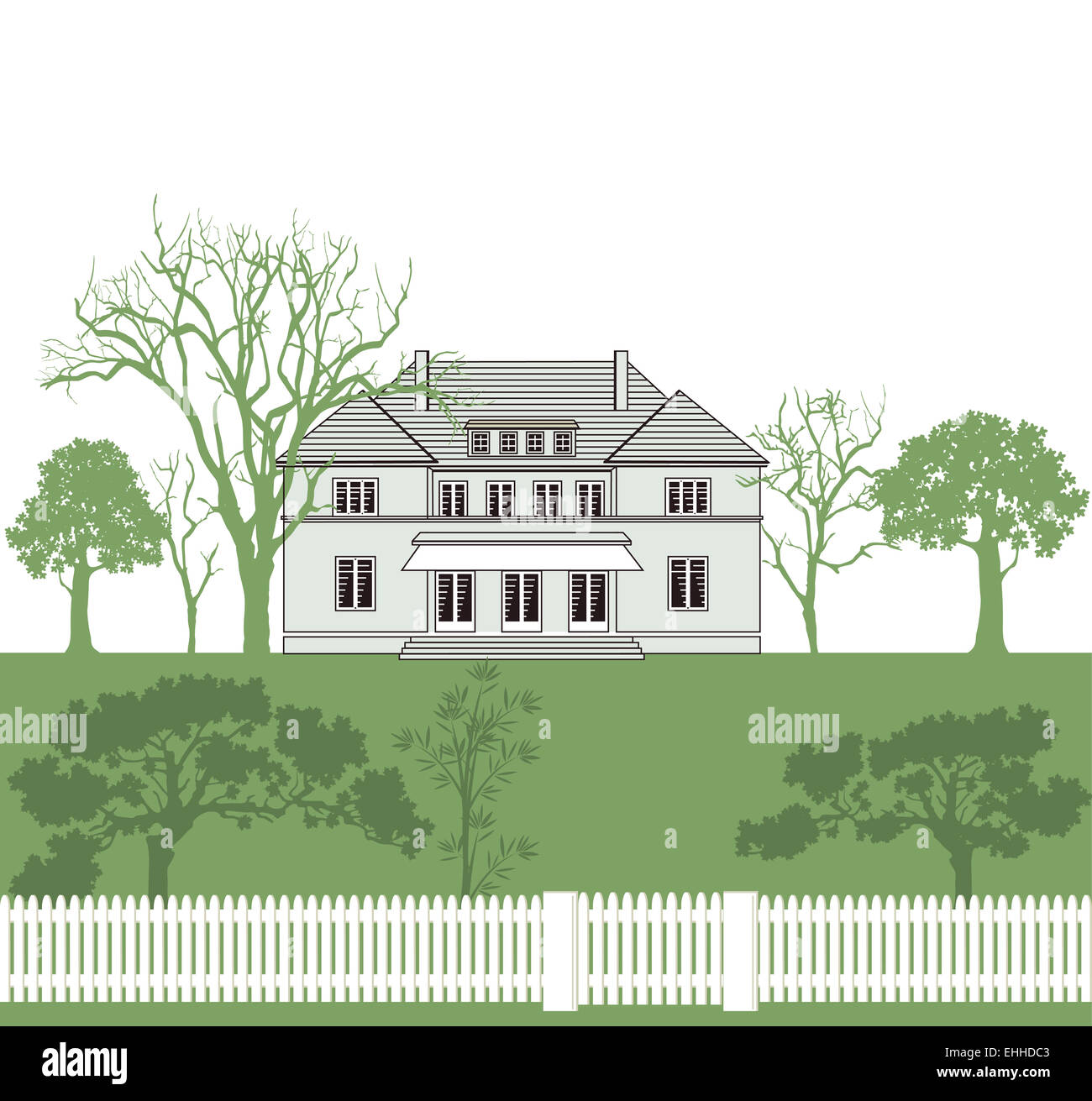 House and land ownership Stock Photo - Alamy