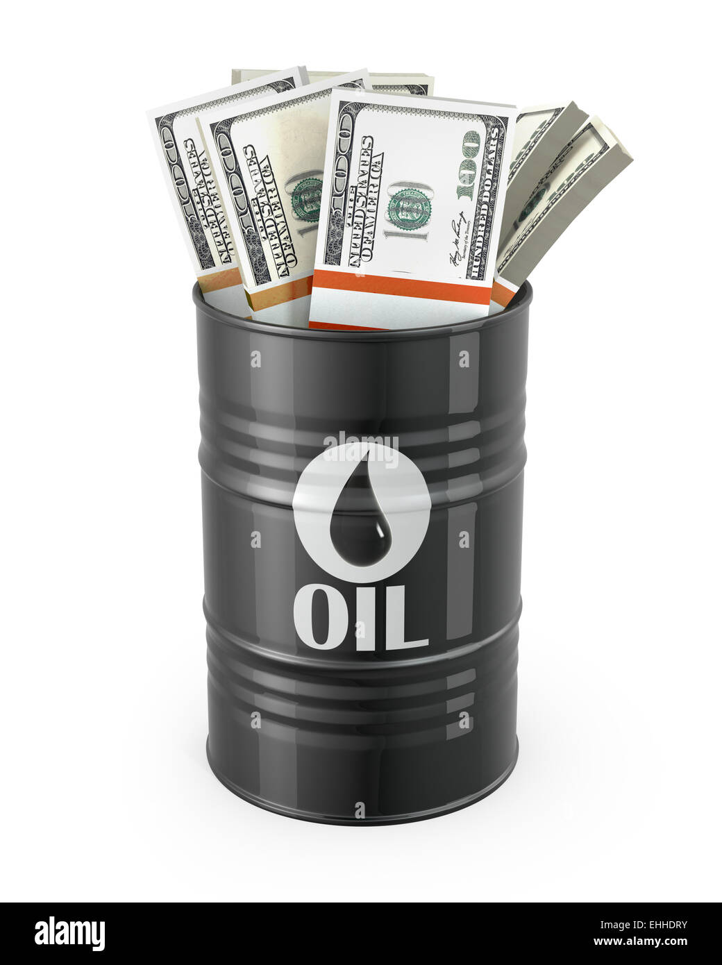 Oil barrel money hi-res stock photography and images - Alamy