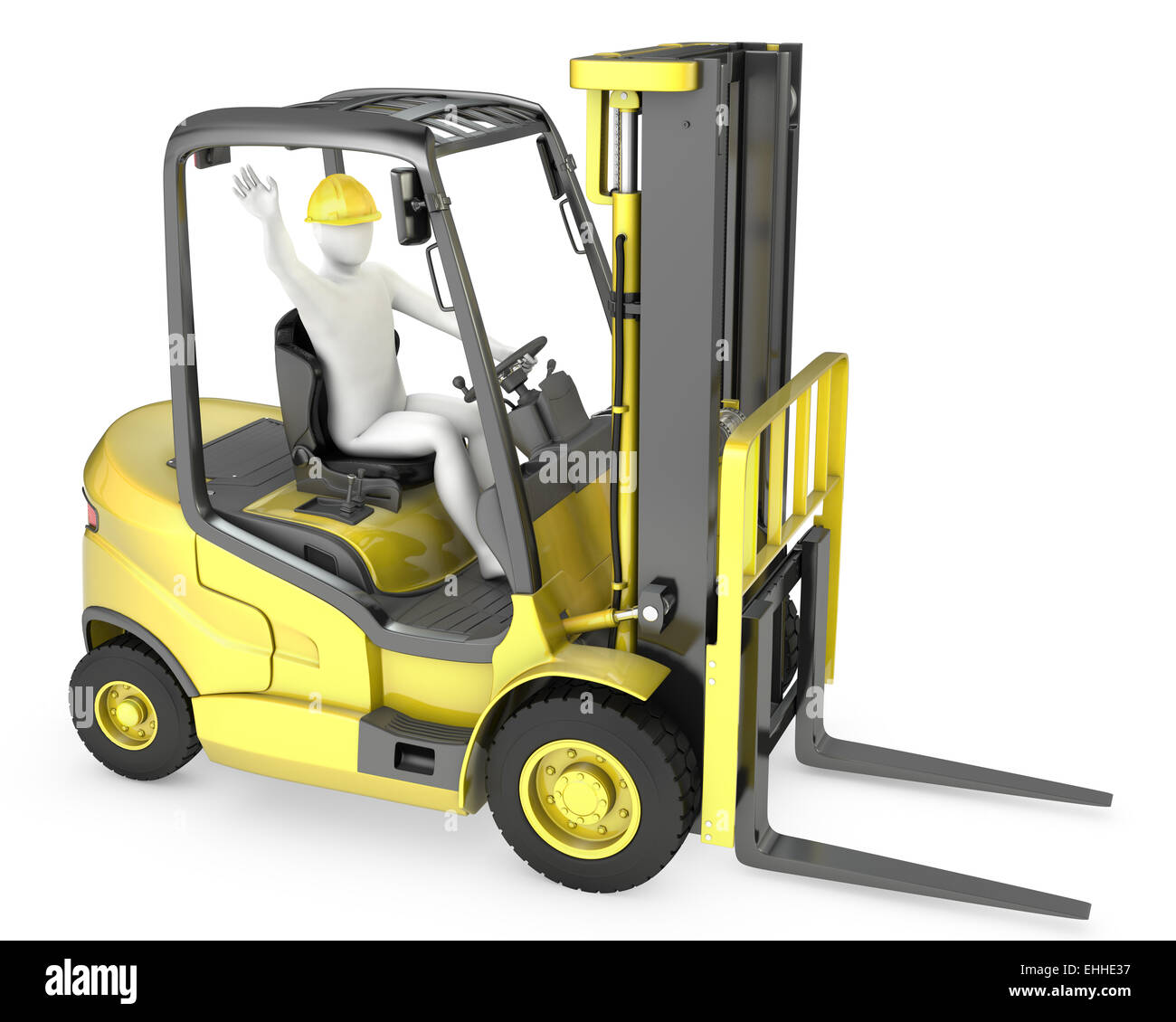 Industrial work truck in Cut Out Stock Images & Pictures - Alamy
