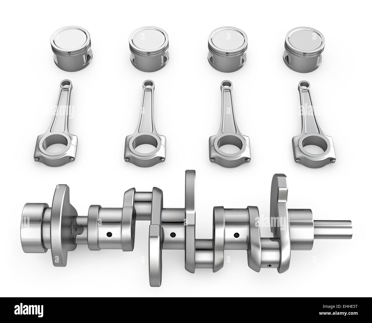 Pistons crankshaft four cylinder hi-res stock photography and images ...