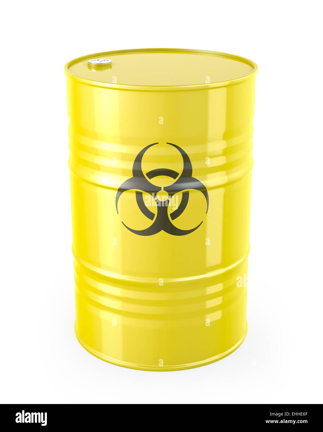 Barrel with biohazard symbol Stock Photo - Alamy