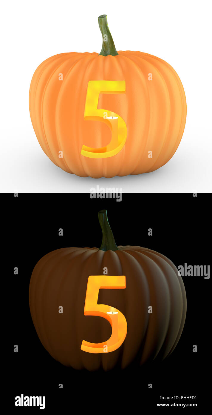 Number 5 Carved On Pumpkin Jack Lantern Stock Photo Alamy number-5-carved-on-pumpkin-jack-lantern-stock-photo-alamy