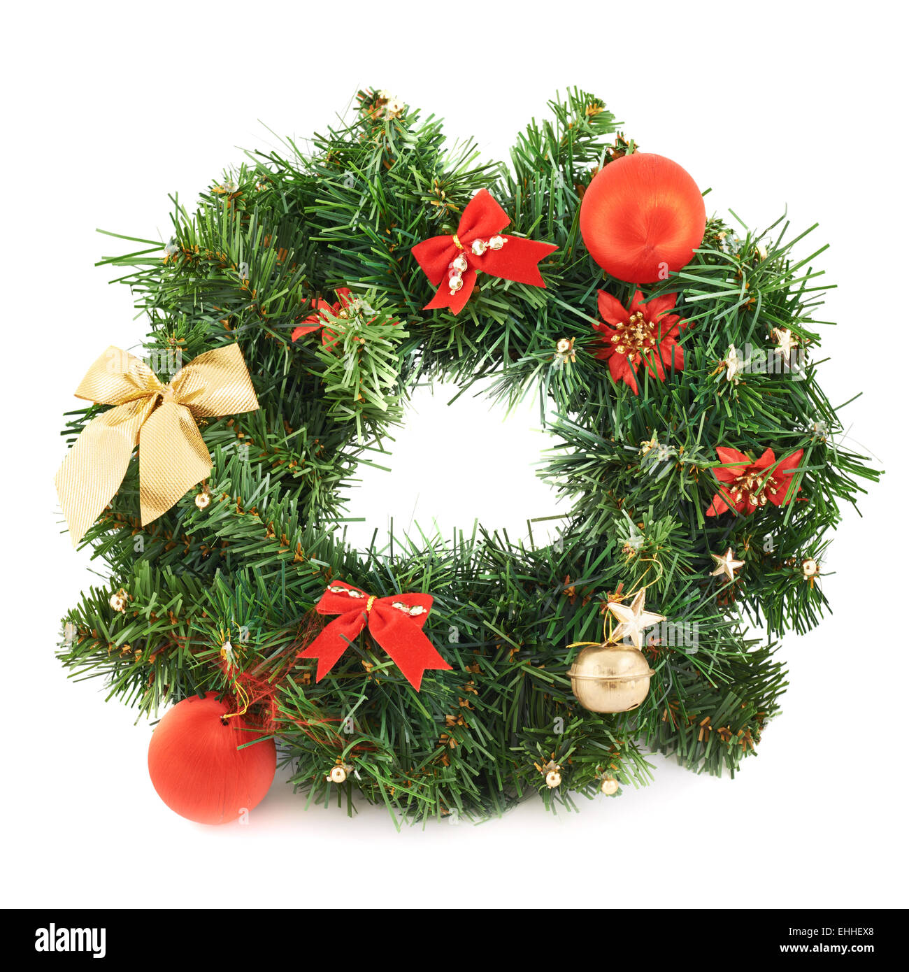 Decorated fir tree border hi-res stock photography and images - Alamy
