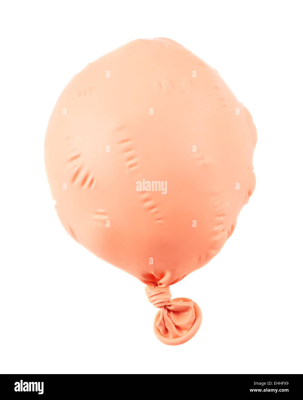Deflated balloon isolated Stock Photo - Alamy