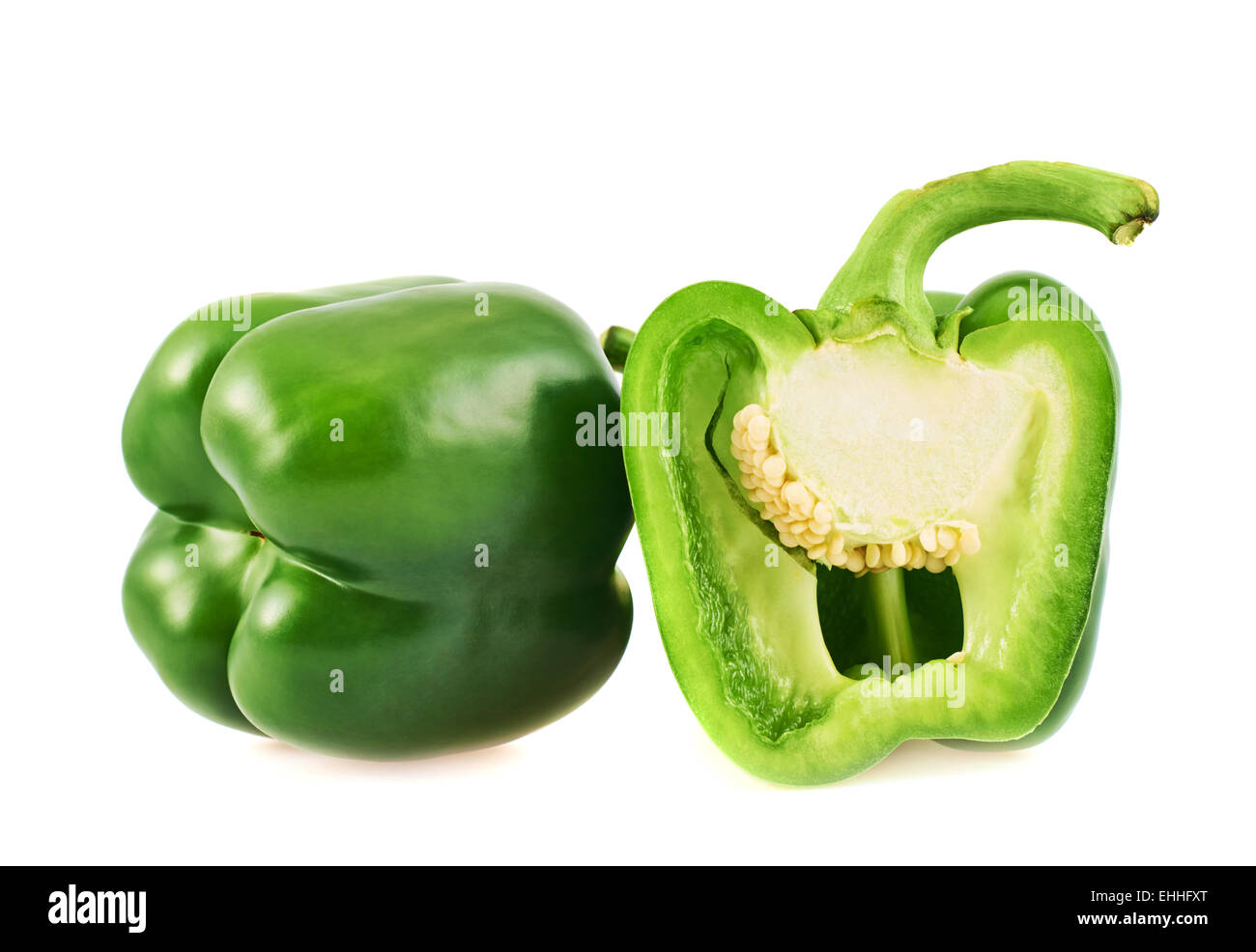 Sweet bell pepper isolated Stock Photo - Alamy