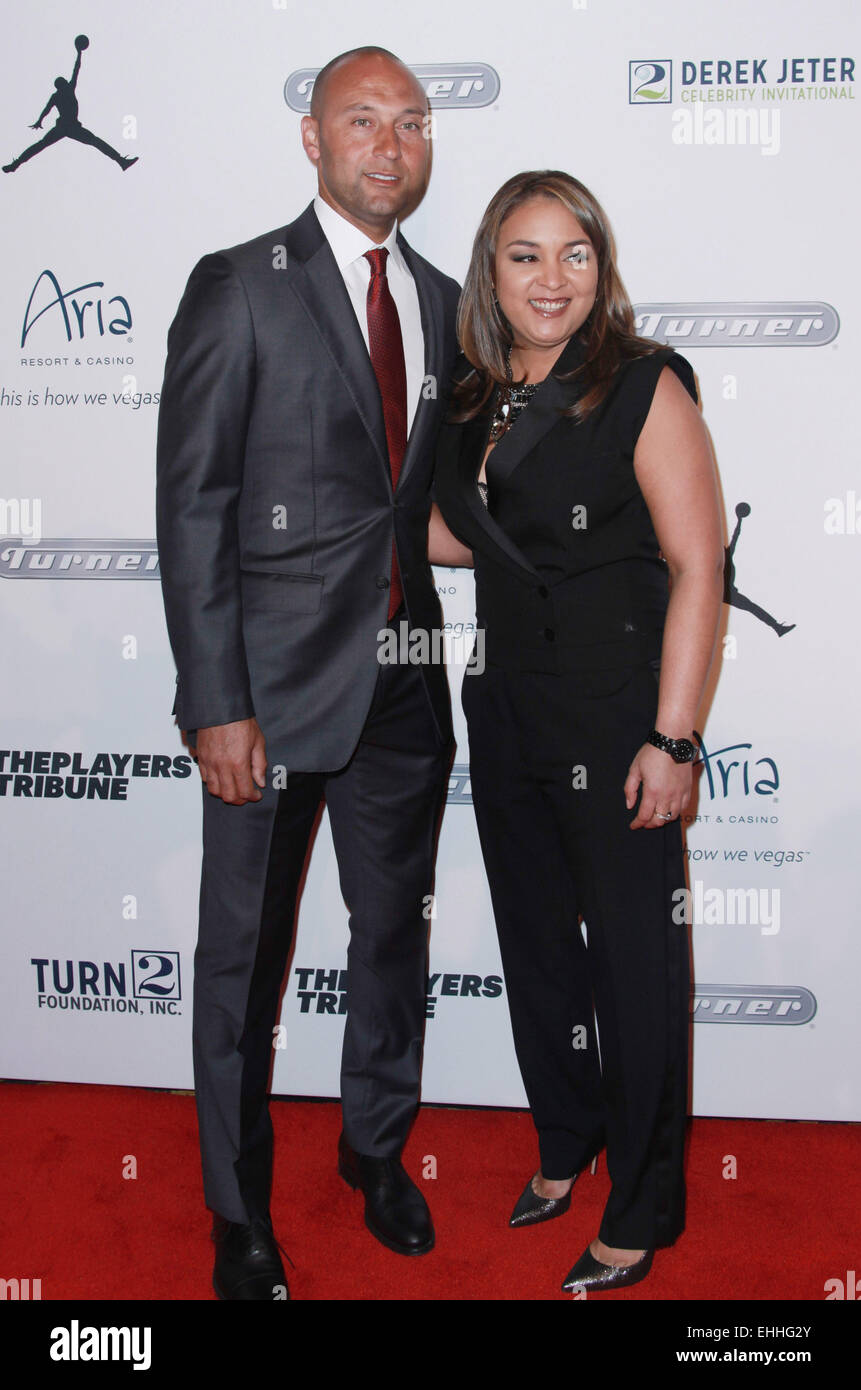 Derek jeter and sharlee jeter hi-res stock photography and images - Alamy