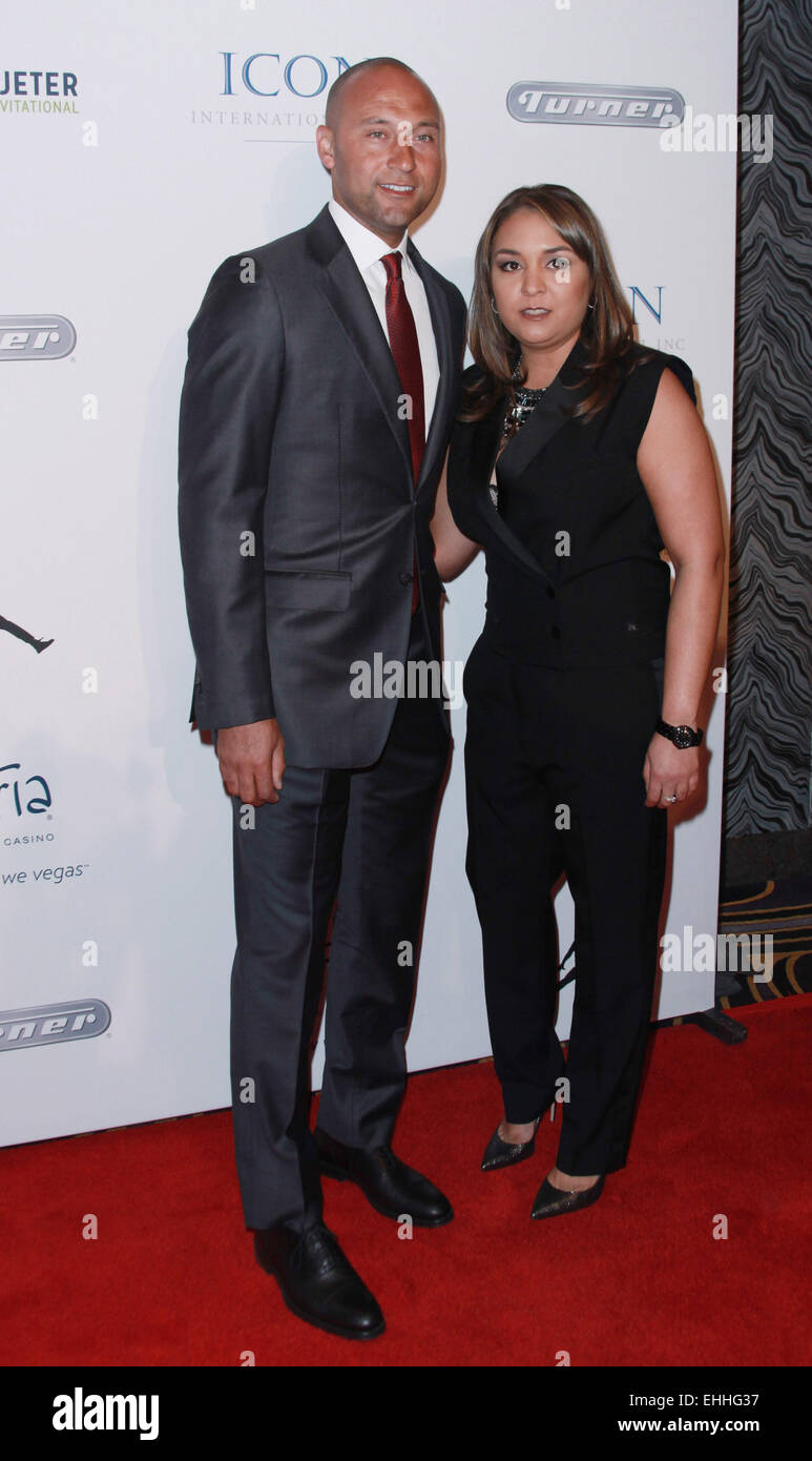 Derek jeter and sharlee jeter hi-res stock photography and images - Alamy