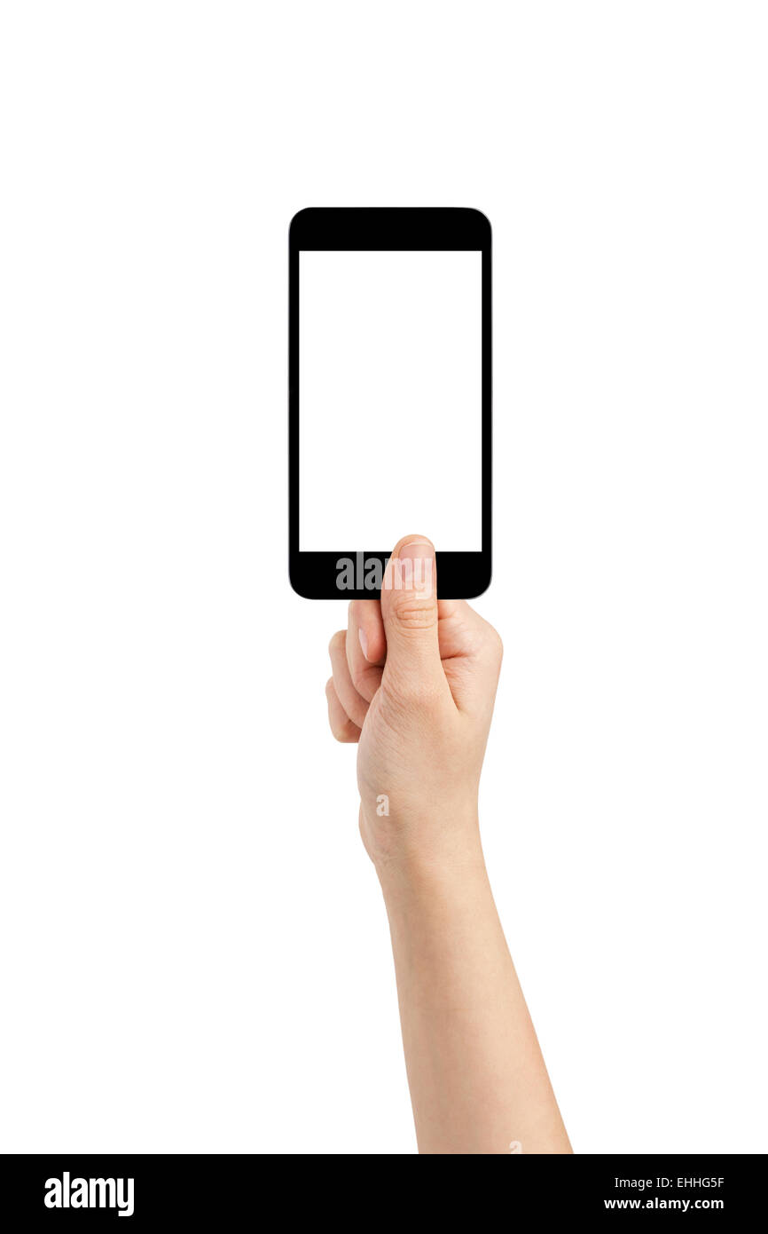 Black hand taking photo Cut Out Stock Images & Pictures - Alamy