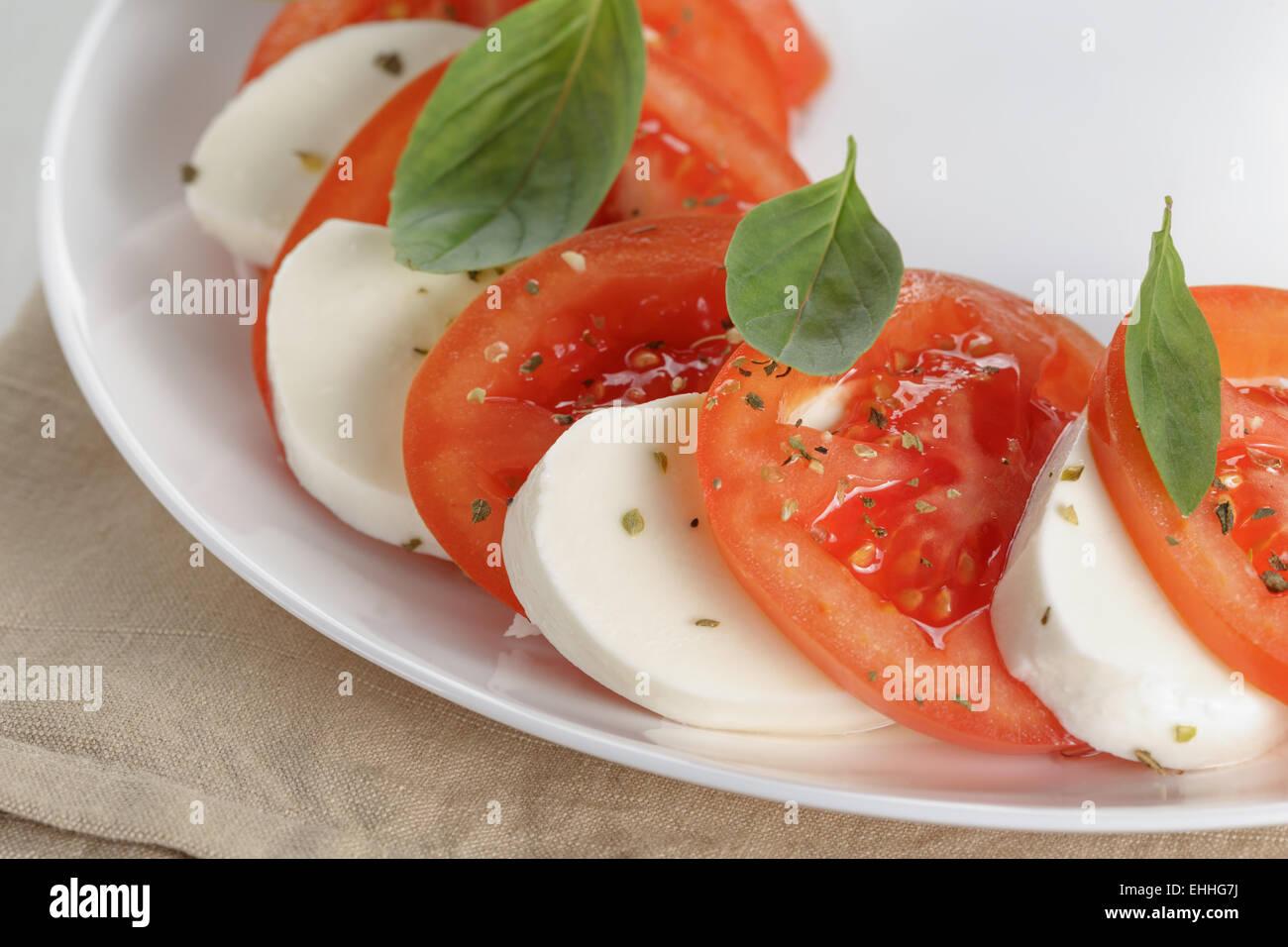 Close up italian caprese hi-res stock photography and images - Alamy