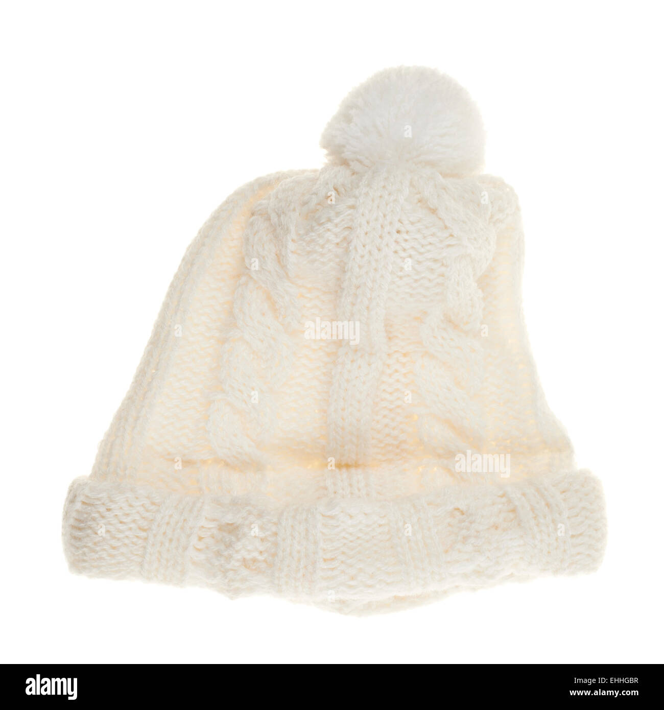 Knitted winter cap isolated Stock Photo - Alamy