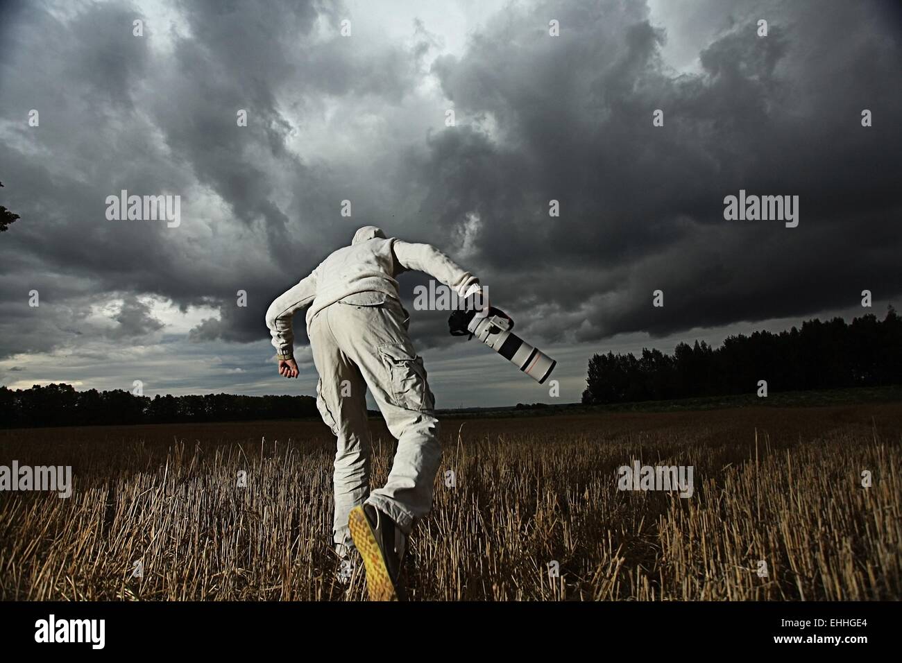 professional photographer gale storm clouds Stock Photo - Alamy