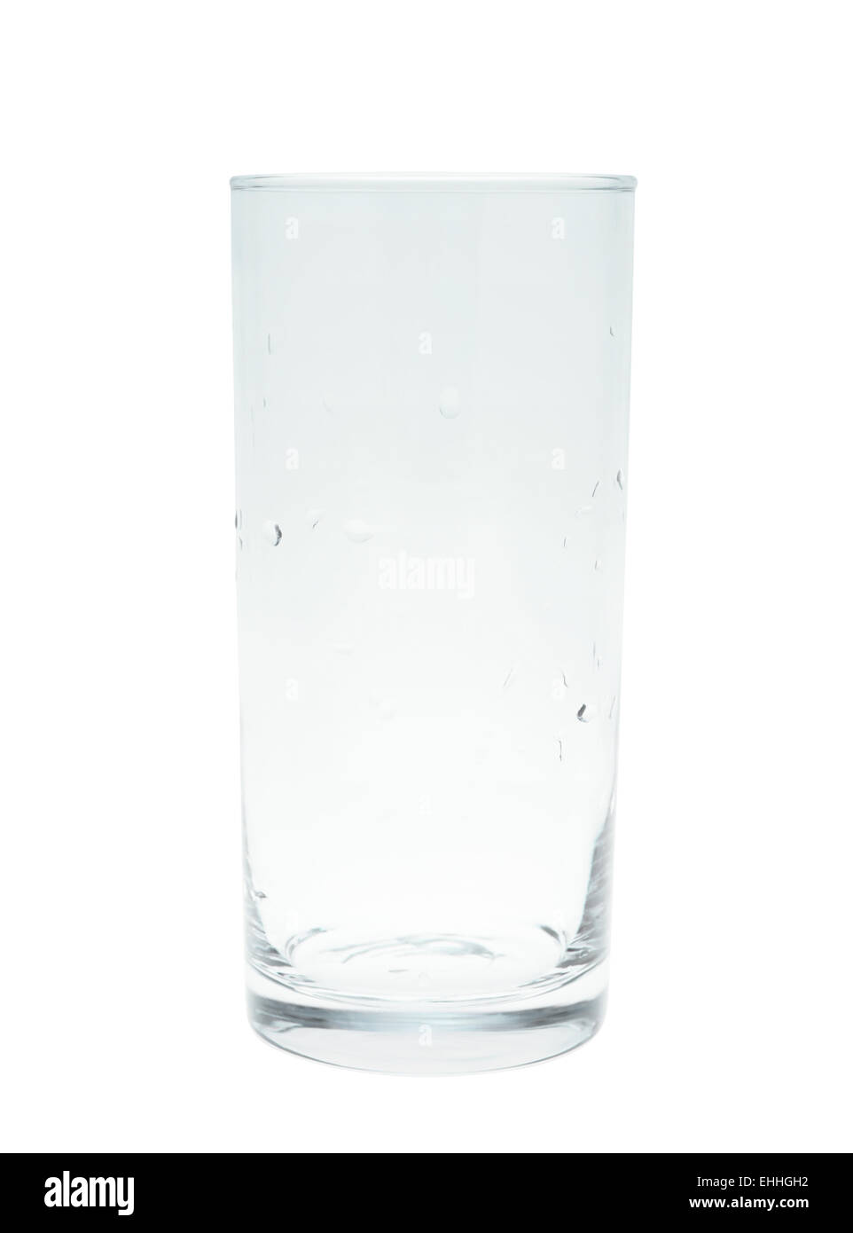 Tall empty glass isolated Stock Photo - Alamy