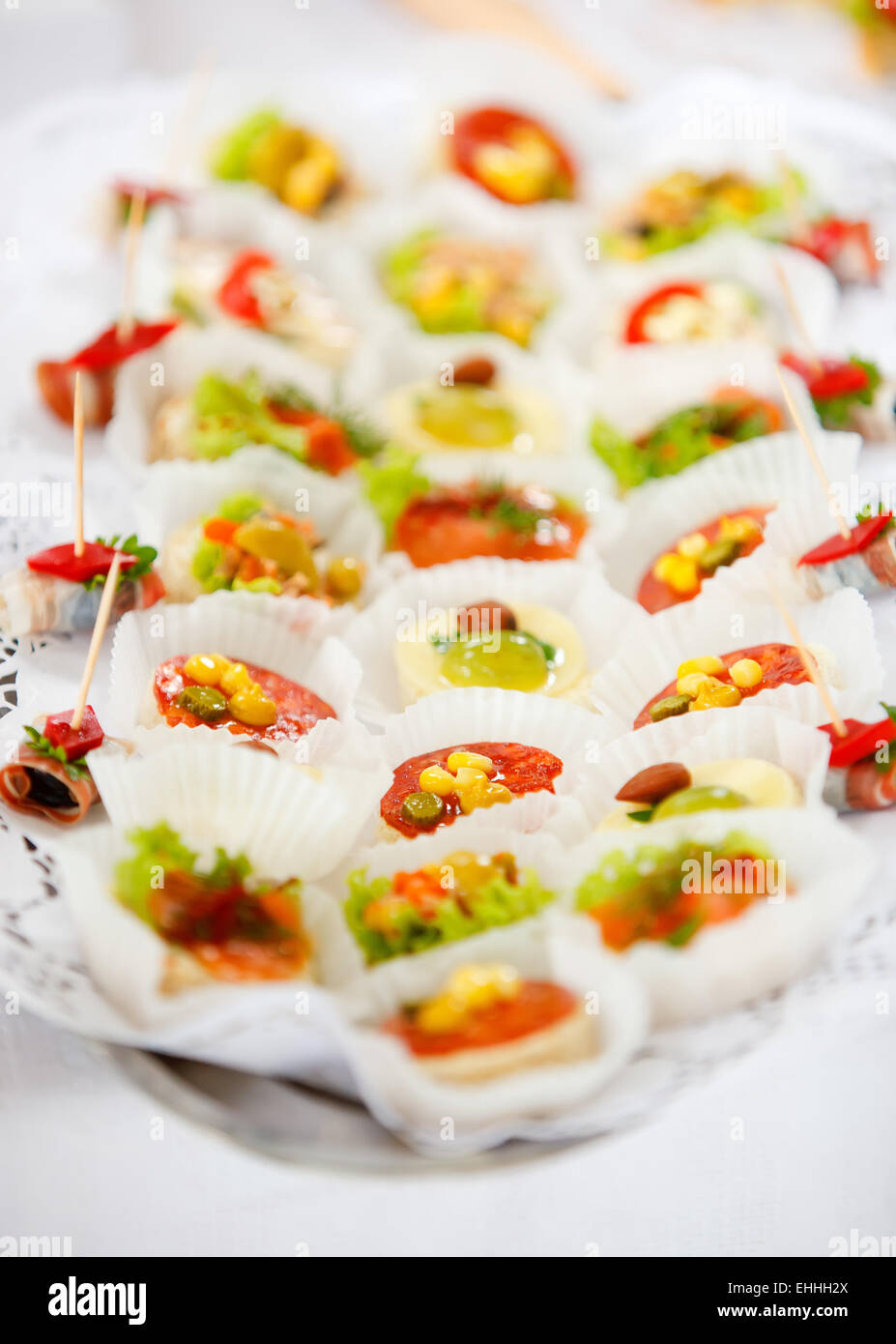 Food served on a hi-res stock photography and images - Alamy
