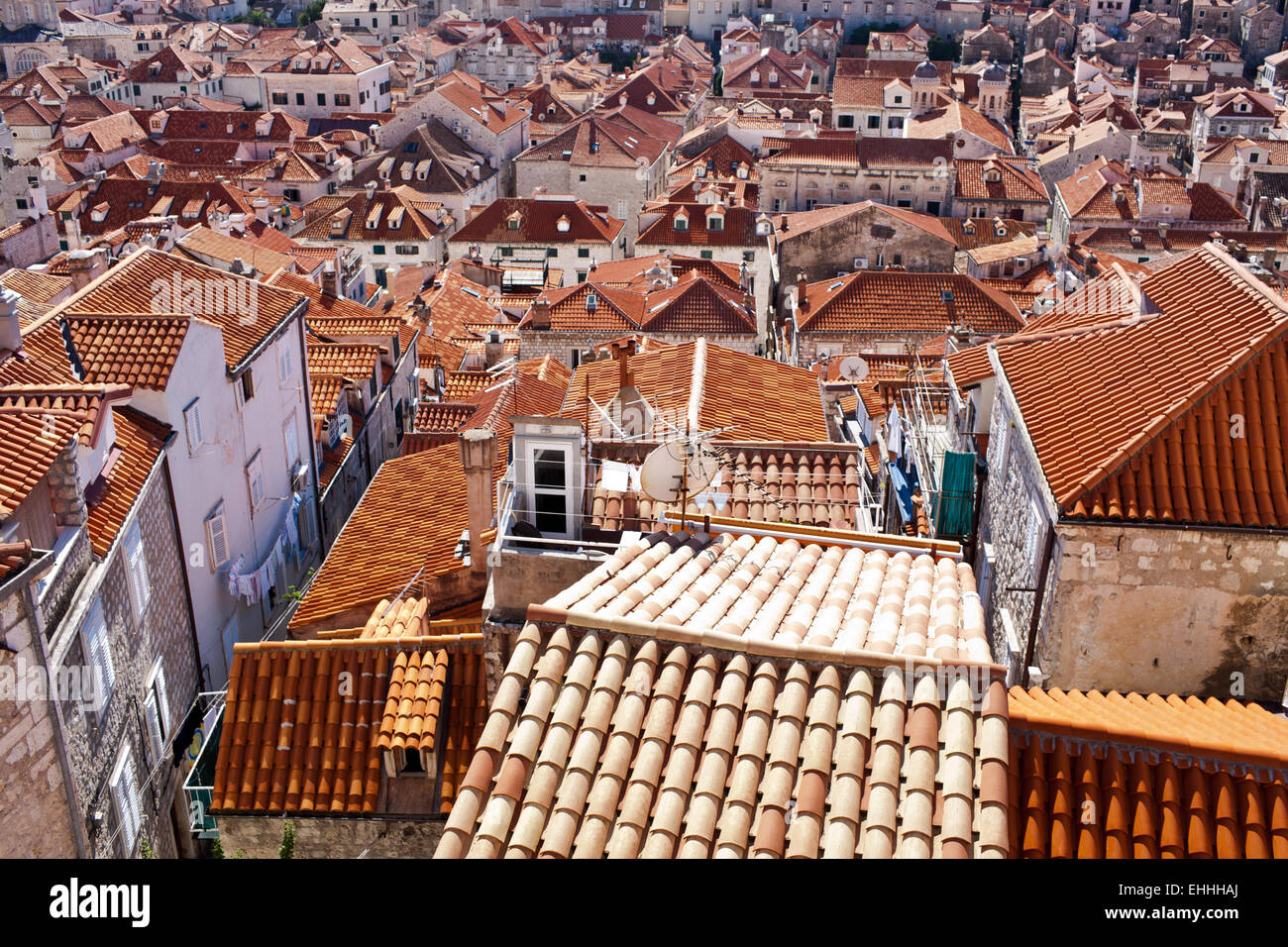 Old Town rooftops Stock Photo - Alamy
