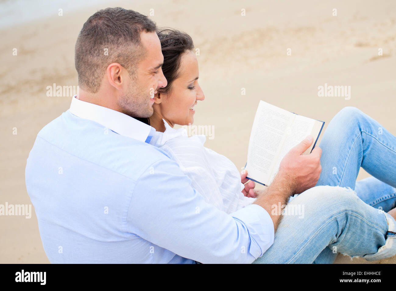 Student book beautiful beach hi-res stock photography and images - Alamy