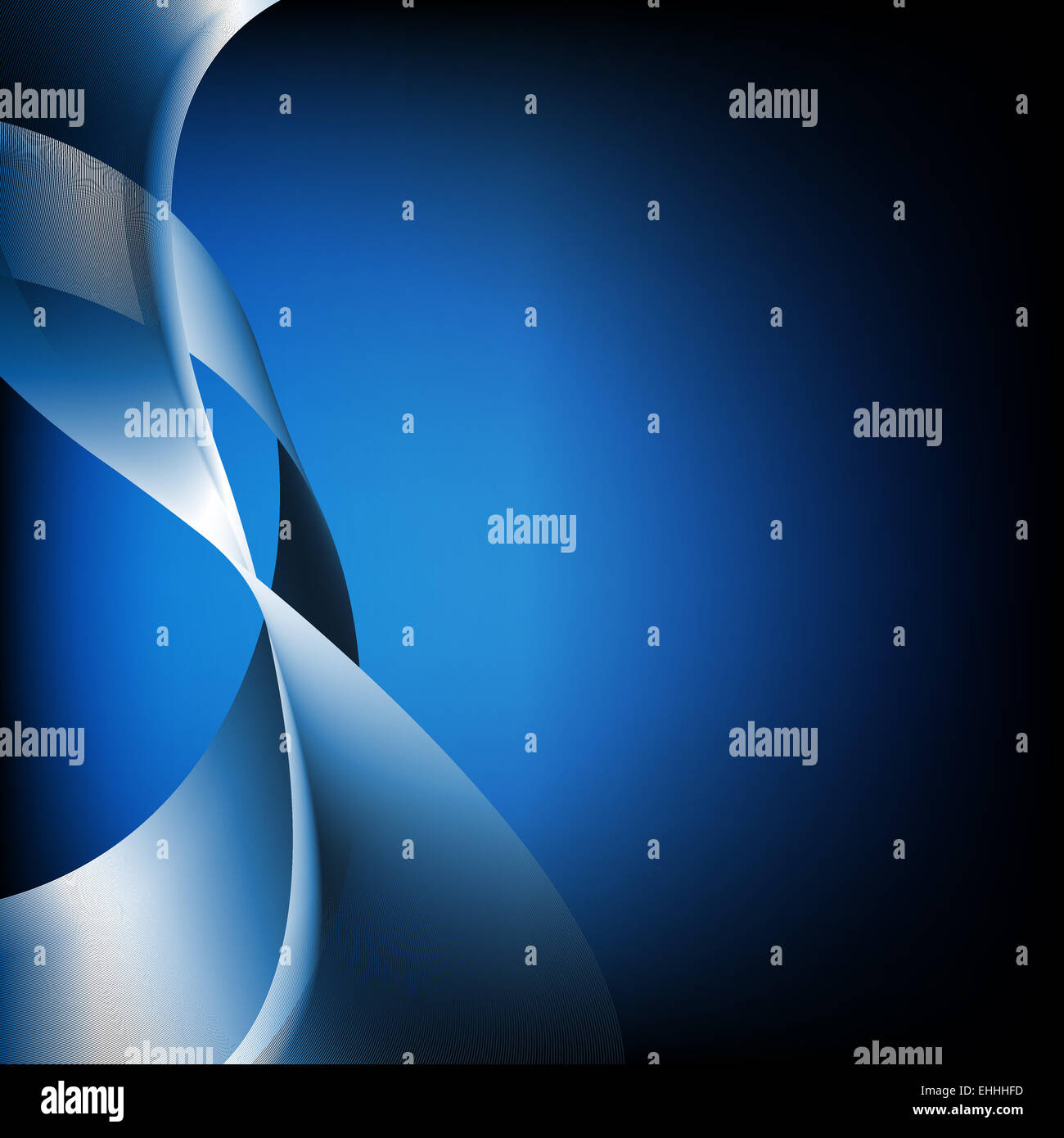 Abstract Blue Waves Stock Photo - Alamy