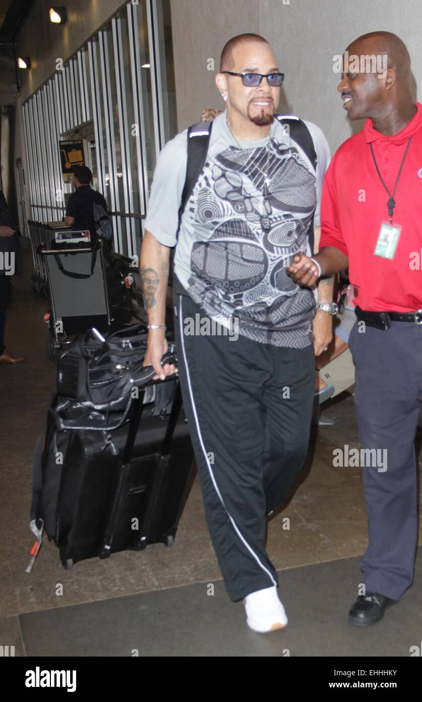 Comedian David Adkins aka Sinbad at Los Angeles International Airport ...