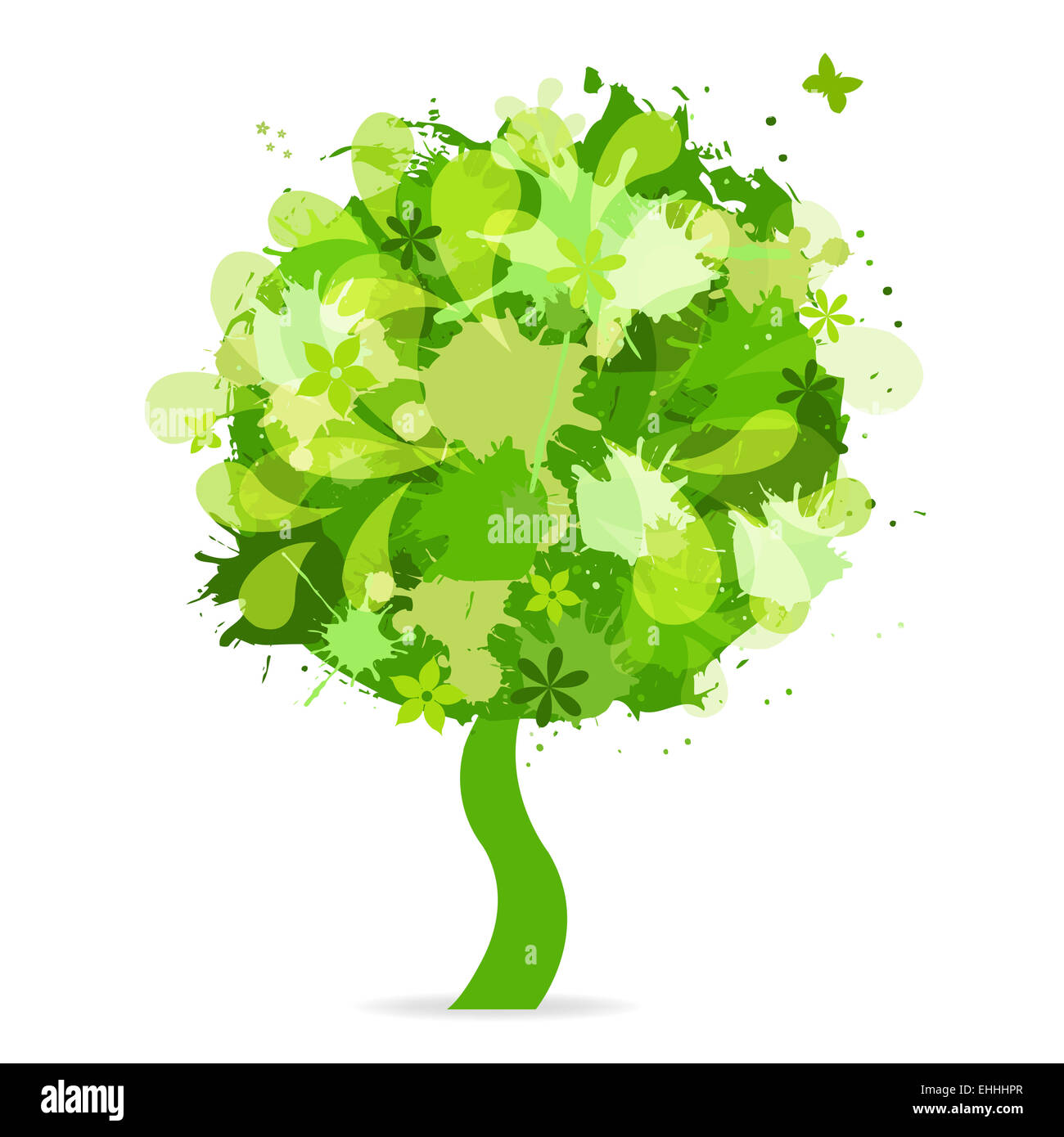 Old fashioned tree Cut Out Stock Images & Pictures - Alamy