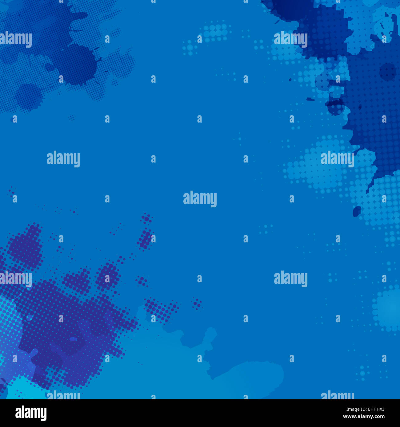 Blue Blob Background Stock Photo - Alamy