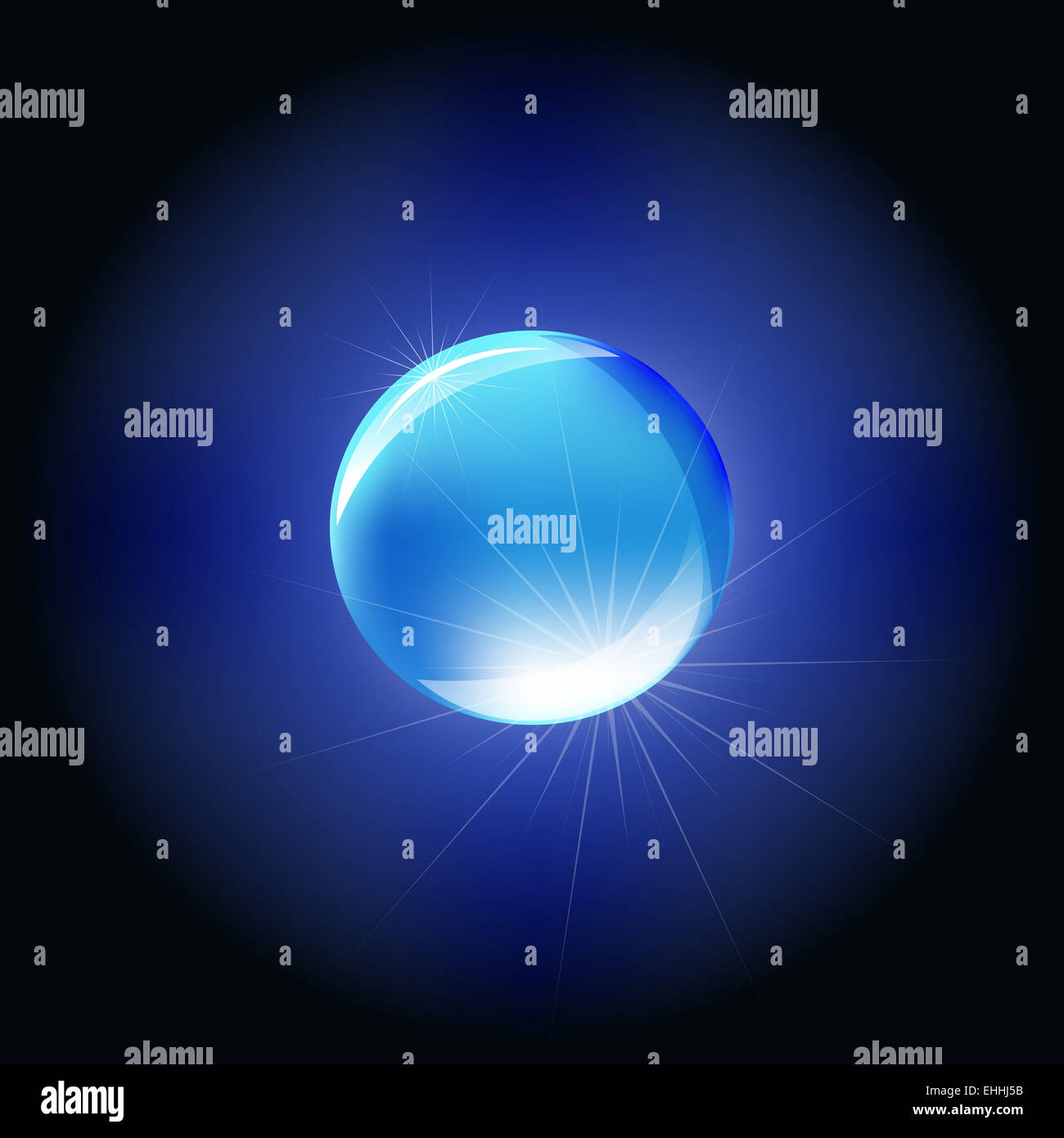 Blue sphere hi-res stock photography and images - Alamy