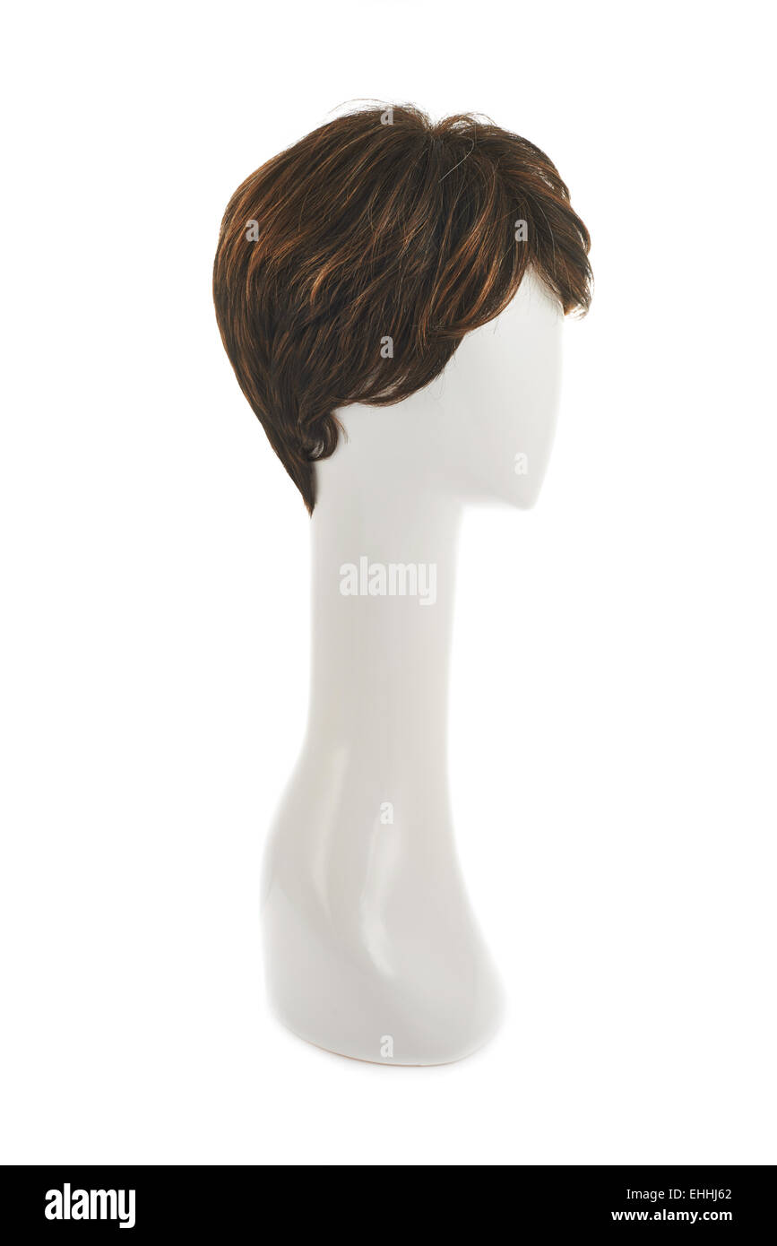 Hair wig over the mannequin head Stock Photo - Alamy